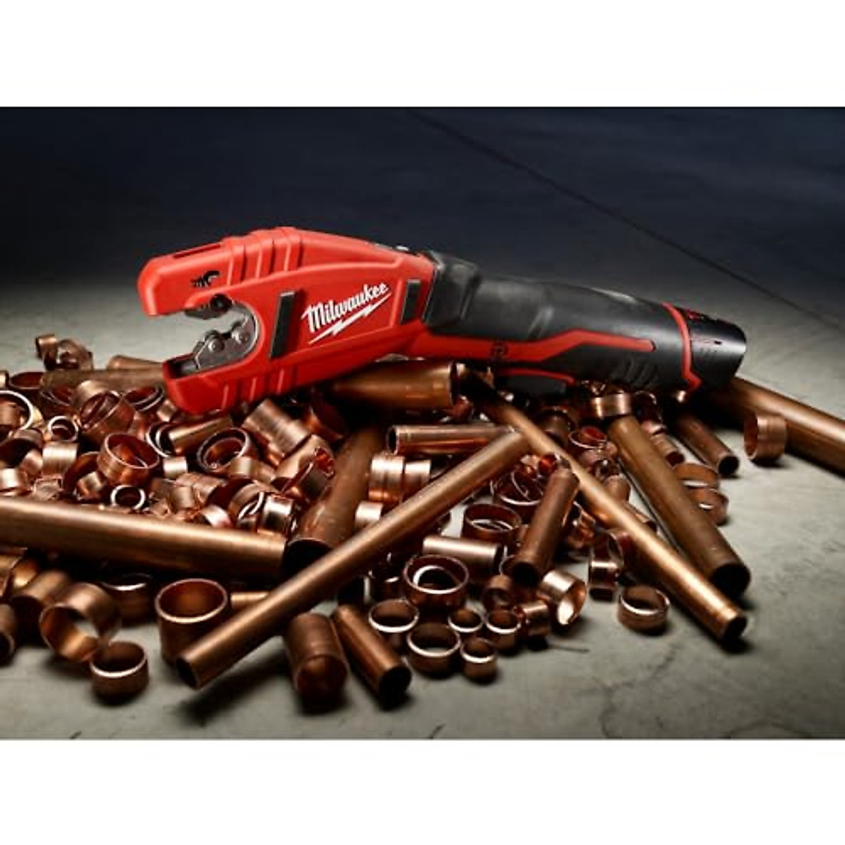 Milwaukee 2471-20 M12 Cordless Lithium Ion 500 RPM Copper Pipe and Tubing Cutter Adjustable from 3/8" to 1â€ Diameters (Battery Not Included, Power Tool Only)
