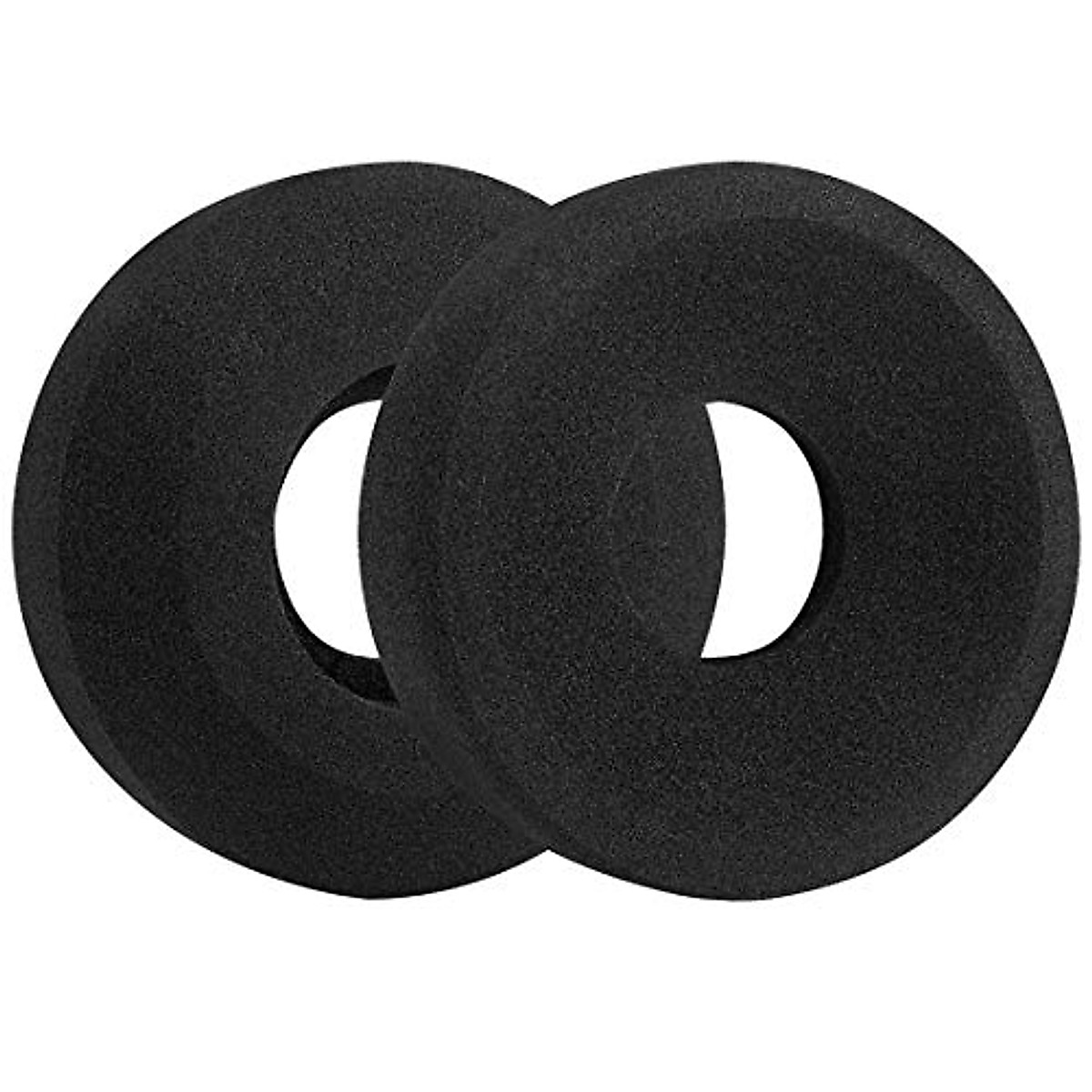 Geekria Comfort Foam Replacement Ear Pads for GRADO PS1000, GS1000, SR80e, SR80i, SR125i, SR225i, SR60, SR80, SR125 GW100x Headphones Earpads, Headset Ear Cushion Repair Parts (Black)