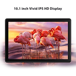 YUMKEM Tablet 10.1 inch, 4GB RAM 64GB Storage, Android 11 Go, 10 inch Android Tablets, 1280 X 800 IPS HD Display, Large Battery, Dual Camera, WiFi Only, Black