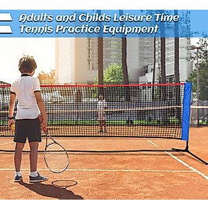 Volleyball Net with Poles 10FT Portable Volleyball Net Height Adjustable for Outdoor Backyard