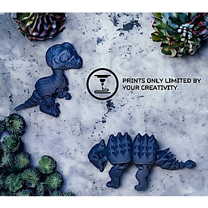 Umbrella Innovations PLA Filament, 1.75mm +/- 0.03, 1 KG, 3D Printing Filament (Black)