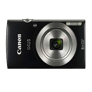 Canon IXUS 185/Elph 180 Black Digital Compact Camera (Renewed)