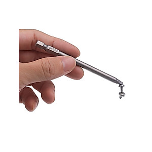 Rocaris 9 Pack 1/4 Inch Hex Shank Long Magnetic Square Head Screwdriver Bits Set Power Tools SQ2 For Poket Hole Jig- 2 inch, 4 inch, 6 inch