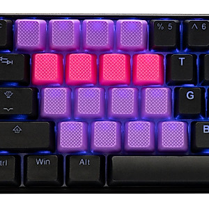 Tai-Hao Blank Rubber Gaming Keycaps : Blank No.6 Compatible with All MX Types Keyboards