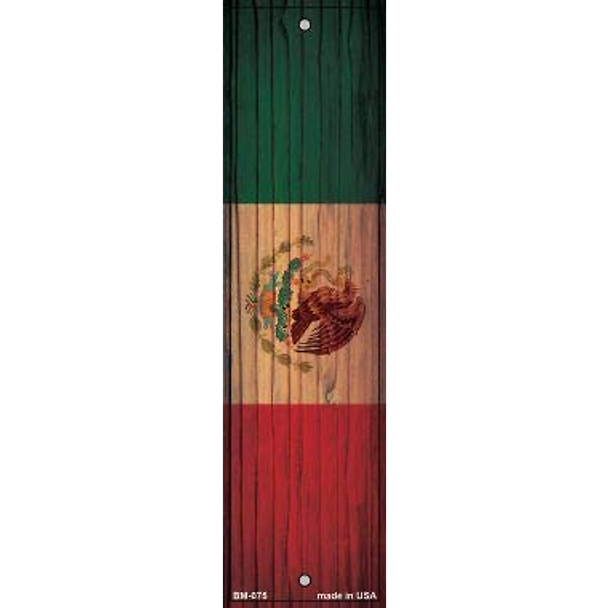 Smart Blonde Mexico Flag Novelty Metal Bookmark BM-075