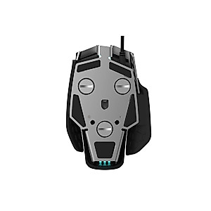 Corsair M65 RGB Elite – Wired FPS and MOBA Gaming Mouse – Adjustable Weight and Balance – Durable Aluminum Frame – 18,000 DPI Optical Sensor , Black