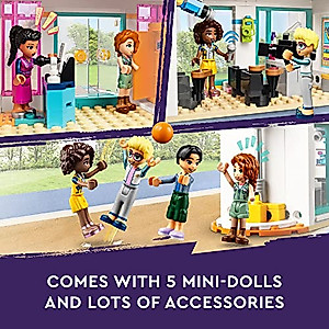 LEGO Friends Heartlake International School 41731, Building Toy with 5 Mini-Dolls and Accessories, Pretend Play School Classroom Building Kit, Gift for Christmas for Girls, Boys and Kids Ages 8 and Up