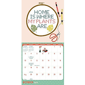 Crazy Plant Lady Mini Wall Calendar 2021