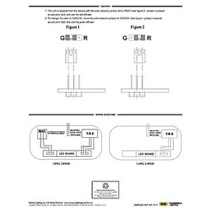 HUBBELL CER LED Emergency exit Sign, 11.6 in x 2 in x 8.2 in, White