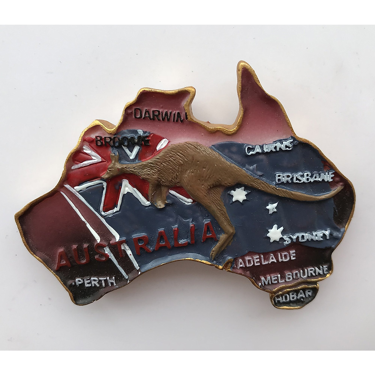 Australia Kangaroo 3D Refrigerator Magnet Travel Souvenirs Collection,Australia Fridge Magnet Home and Kitchen Decoration Magnetic Sticker