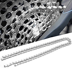 Bicycle Chain,Bike Chain,116 Links Steel Ultra Light 10 Speed Road Mountain Bike Chain Replacement Chains Accessory,For Road Bike Bicycle, Bike Chain,Bicycle Chain,116 Links Steel Ultra Ligbicycl