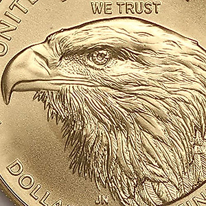 1986 - Present (Random Year) 1/2 oz American Gold Eagle Brilliant Uncirculated (BU -Type 1 or 2) with Certificate of Authenticity $25 Mint State