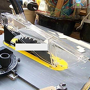 FDSF 10Inch Stand Table Saw Protective Cover, Anti Dust Case Clear Plastic Guard Dispensing Knife Universal Transparent
