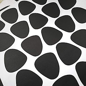 The Boho Design Vieli Arte Filled Triangles Hand Drawn. Wall Vinyl Sticker Decal Decor Nursery 67 psc. Adhesive Tribal Triangle for Kids Baby Bedroom Decoration (Black)