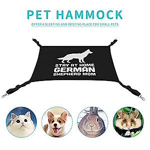 Stay at Home German Shepherd Mom Pet Hammock Comfortable Adjustable Hanging Bed for Small Animals Dogs Cats Hamster