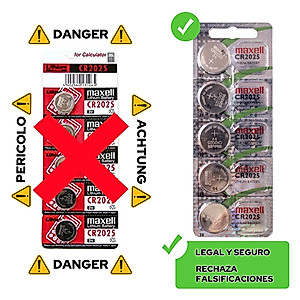 Maxell Cr2025 - 3V 5 Pack