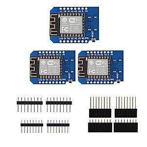 3Pcs ESP8266 Type C ESP-12 ESP-12F NodeMcu Mini D1 Module WeMos Lua 4M Bytes WLAN WiFi Internet Development Board with Type C USB Connection