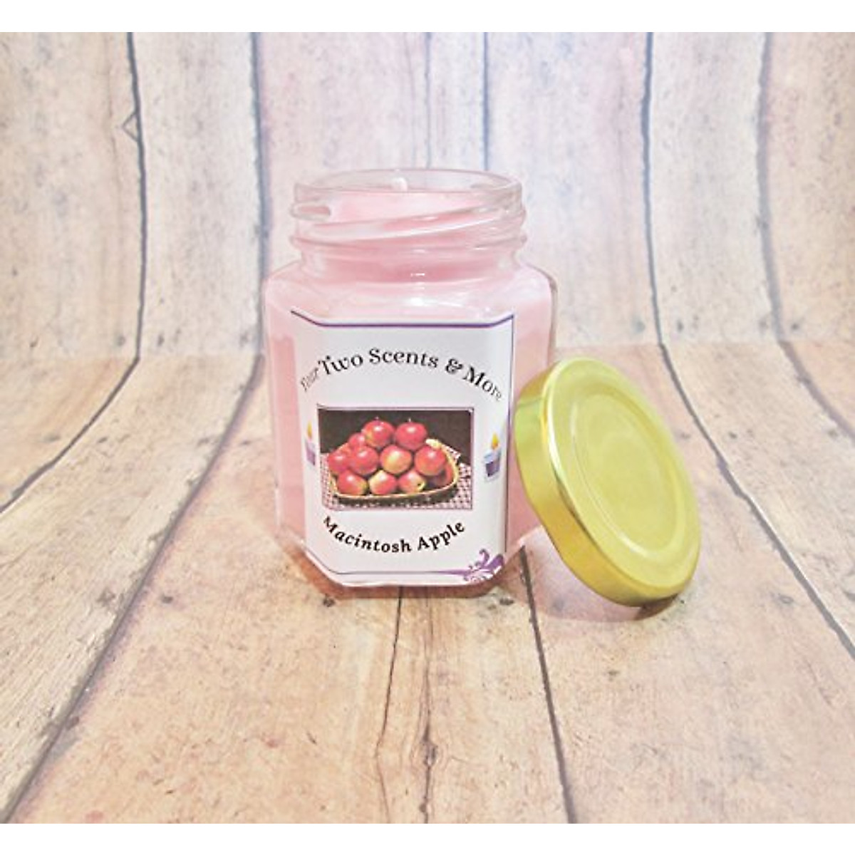 Macintosh Apple Scented Soy Candle, 4 oz, Free Shipping