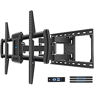 Mounting Dream UL Listed TV Wall Mount for Most 42-84” TVs, Premium Ball Bearings Design for Ultra-Slim TV’s Smooth Moving, Full Motion TV Mount with Articulating Arm, Max VESA 600x400mm and 100LBS