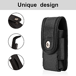 Multitool Sheath Compatible with Leatherman Wave,Tactical Knife Sheath Holster,EDC Belt Organizer,Belt Sheath for Multitool and Flashlight,EDC Belt Pouch Multitool Pouch for Men