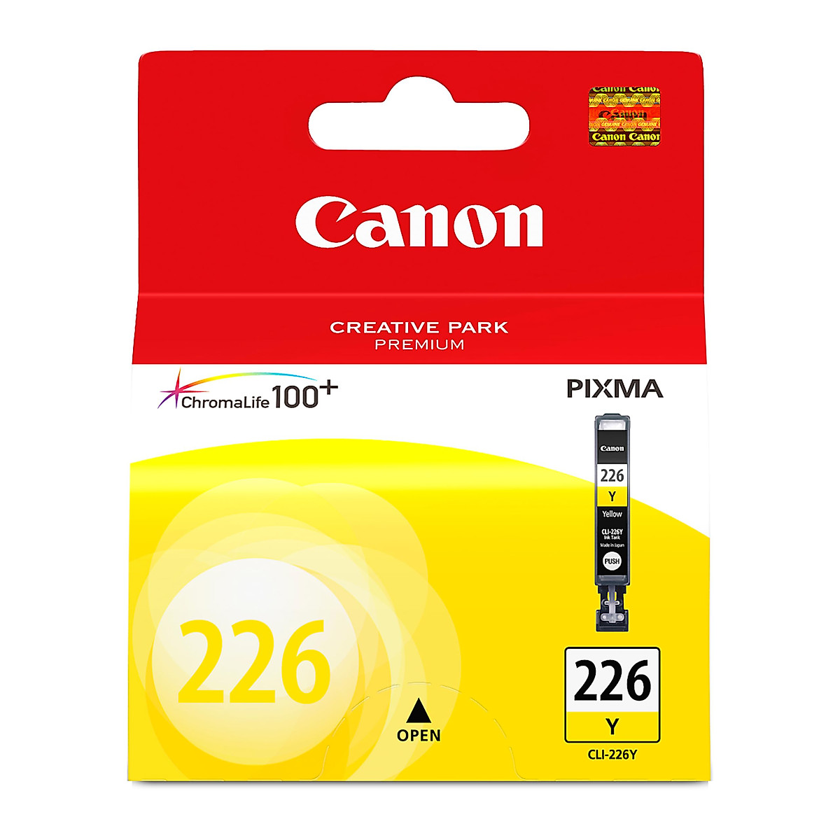 Canon CLI-226 YELLOW Compatible to iP4820,iP4920,iX6520,MG5120 CANON EXCLUSIVE,MG5320,MG5520,MG8120/MG6120,MG8220/MG6220,MX882,MX892/MX472 Printers