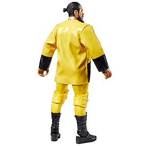 WWE Andrade Elite Series #74 Deluxe Action Figure with Realistic Facial Detailing, Iconic Ring Gear & Accessories