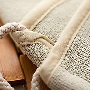 Toem Back Scrubber Strap for Shower - Exfoliating Wash Cloth Back Washer - Exfoliating Band Set - 4 x 32 Inches