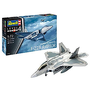 Revell 03858 Lockheed Martin F-22A Raptor Model Kit 1:72 Scale
