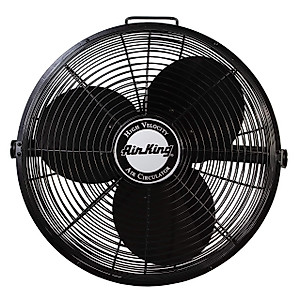 Air King 9318 Industrial Grade High Velocity Multi Mount Fan, 18-Inch,Black