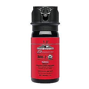 Defense Technology First Defense OC Foam MK-2 1.3% Solution Red Band Pepper Spray (1.0-Ounce)
