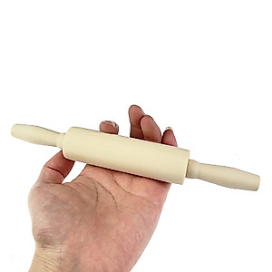 Miokun 12 Pack Wood Small Rolling Pin for Kids, 7.9 Inch Kids Rolling Pin for Home Kitchen (7.9 Inch)