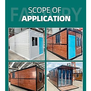 18㎡ Portable prefabricated Container Folding House | Customizable, Expandable, Movable, Stackable | Modular Container Folding Small House is Suitable for Hotels, Shops, Warehouses, Outdoors, etc.