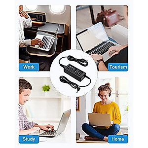 ALITOVE 65W 45W 33W Universal Laptop Charger,19V 3.42A-1.7A Monitor Power Supply Cord for Samsung LG TV HP Monitor Acer Spire Spin Chromebook Toshiba Satellite ASUS Gateway Harmon Kardon Speaker