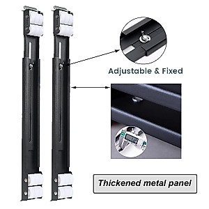 Adjustable Heavy Appliance Sliders Mover, Heavy Duty Appliance Base Rollers Stand for Refrigerator, Dishwashers, Washing Machine, Dryers, Furniture Dolly Mobile Roller with Brake and Lifter (White)