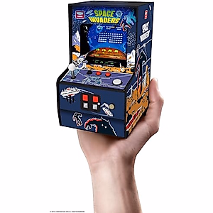My Arcade Space Invaders Micro Player: Mini Arcade Machine Video Game, Fully Playable, 6.75" Collectible Premium Edition