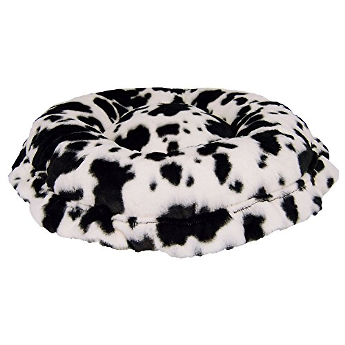 Bessie and Barnie Ultra Plush Spotted Pony/ Snow White Deluxe Luxury Shag Dog/Pet Lily Pod Bed Machine Washable