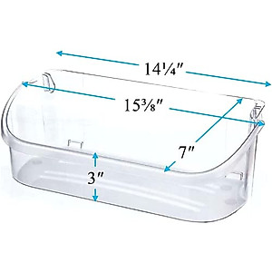 UPGRADE 240356402 Refrigerator Door Bin Replacement Part, Compatible with Frigidaire Refrigerator Door Shelf FGUS2642LF2 FRS6LF7JS0 FGUS2642LF1 LGUS2642LP0 LGUS2642LF1 LFSS2612TE0 Door Bin