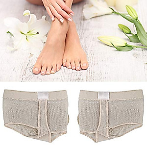 Dance Paws Pad, Foot Undies Thongs Half Sole Dance Shoes Lyrical Bare Foot Thong Ballet Shoes for Womens Girls