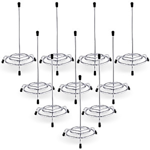 Barydat 10 Pcs Receipt Holder Spike 6.7 Inch Check Spindle Desk Receipt Holder Organizer Ticket Stabber for Restaurant Ticket Holder Stainless Steel Bill Fork for Memo Food Order Paper Stand Supplies