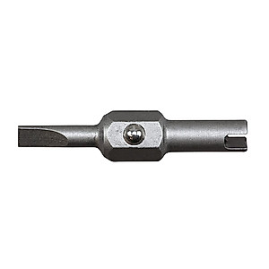 Klein Tools 13231 Replacement Driver Bits, 1/8-Inch Slotted and Schrader