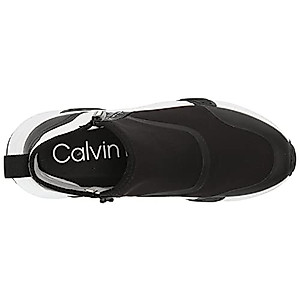 Calvin Klein Women's PASKHAL Sneaker, Black, 9.5