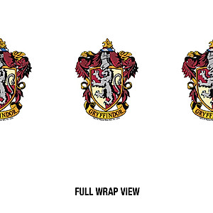 Harry Potter OFFICIAL Gryffindor Crest 24 oz Insulated Canteen Water Bottle, Leak Resistant, Vacuum Insulated Stainless Steel with Loop Cap, White