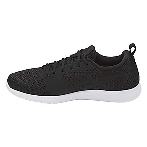 ASICS Women's Kanmei, Black/Black/White, 8 B(M) US
