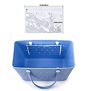 Juyeesm X Large Beach Bag, Oversized Rubber Beach Bag, Washable Open Tote Bag Durable Tote Travel Bags for Outdoor Sport