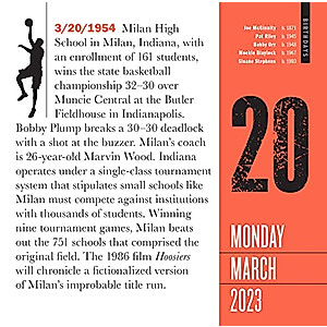 Official 365 Sports Facts-A-Year Page-A-Day Calendar 2023: Trivia, Record-Breaking Feats, Come From Behind Wins & Quotes
