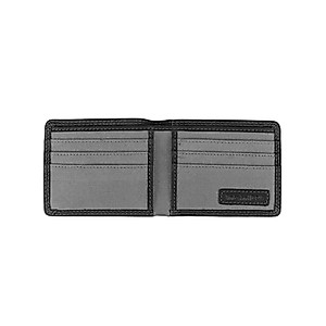 Timberland PRO Men's Slim Leather RFID Bifold Wallet with Back ID Window