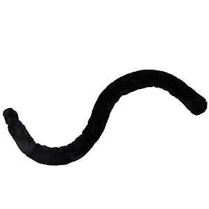 E-TING Cat Monkey Cosplay Tail Long Fur Neko Anime Cosplay Lady Girls Party Costume(Black)