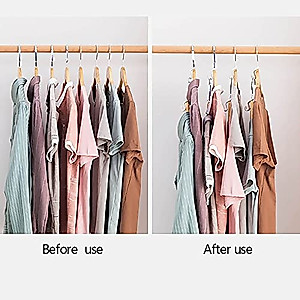 160PCS Clothes Hanger Connector Hooks Heavy Duty Hangers Cascading Hooks Hanger Extender Clips for Closet Space Savers and Organizers