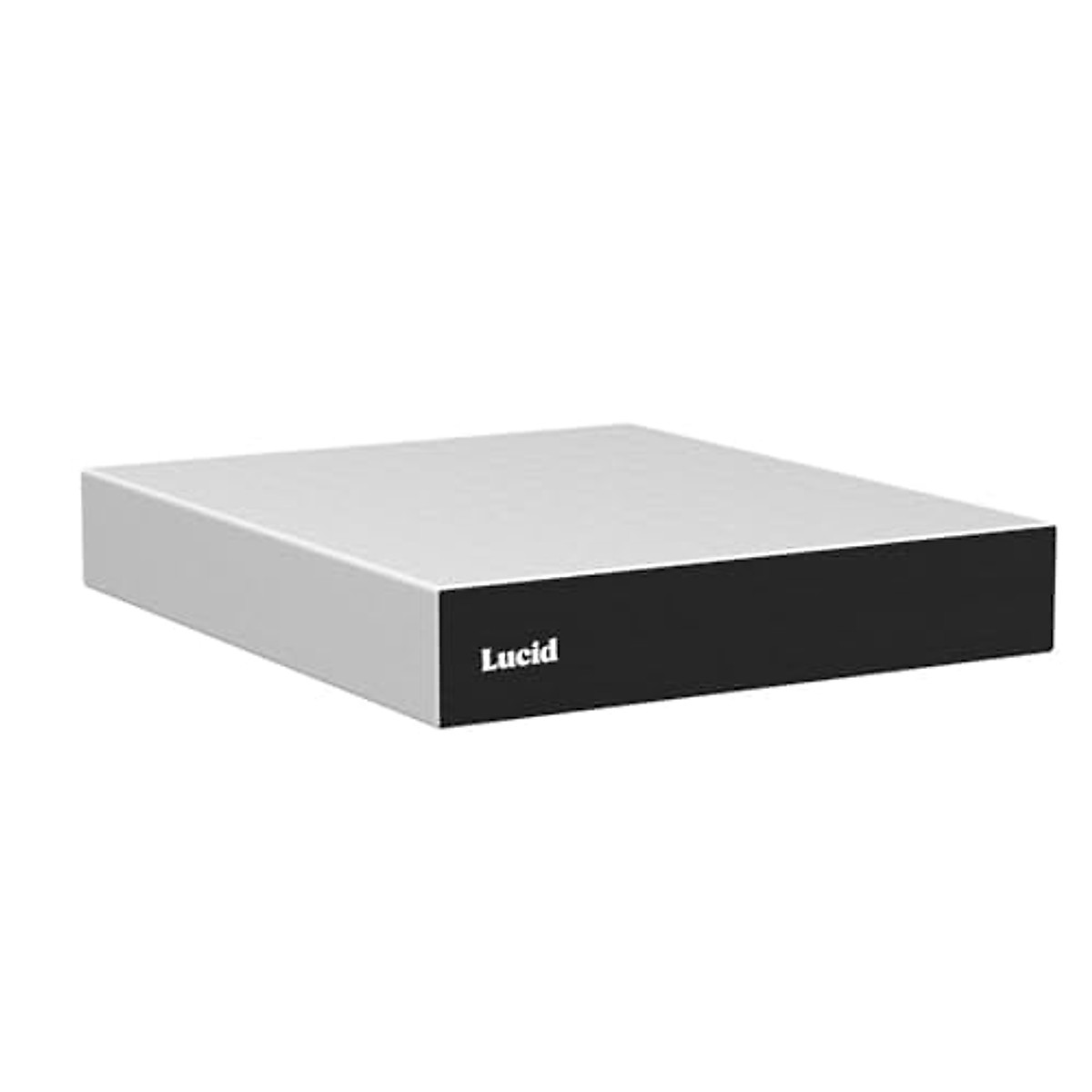 LUCID 14 Inch Memory Foam Mattress - Plush Feel - Memory Foam Infused with Bamboo Charcoal and Gel - Temperature Regulating - Pressure Relief - Breathable - Premium Support - California King Size