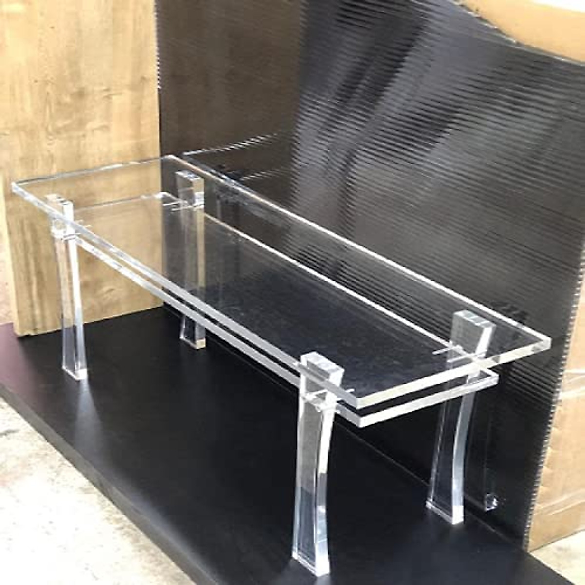 bynuraybirtane Lucite Transparent Bench